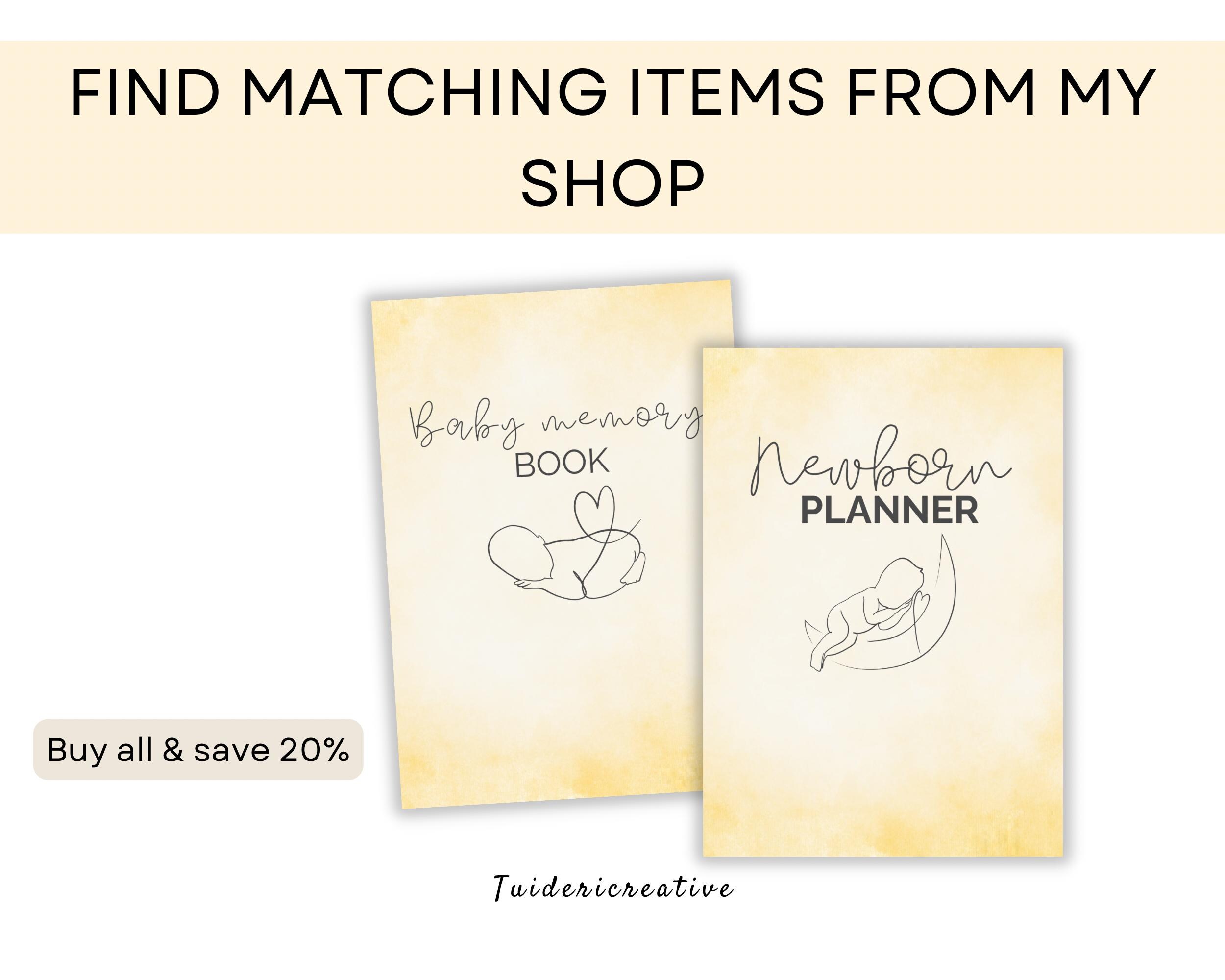 Newborn Baby Care Routine Tracker – Printable Daily Baby Log US Letter ...