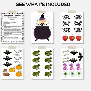 Dramatic Play Kit Printable Halloween Potion Making Pretend Play Witch ...