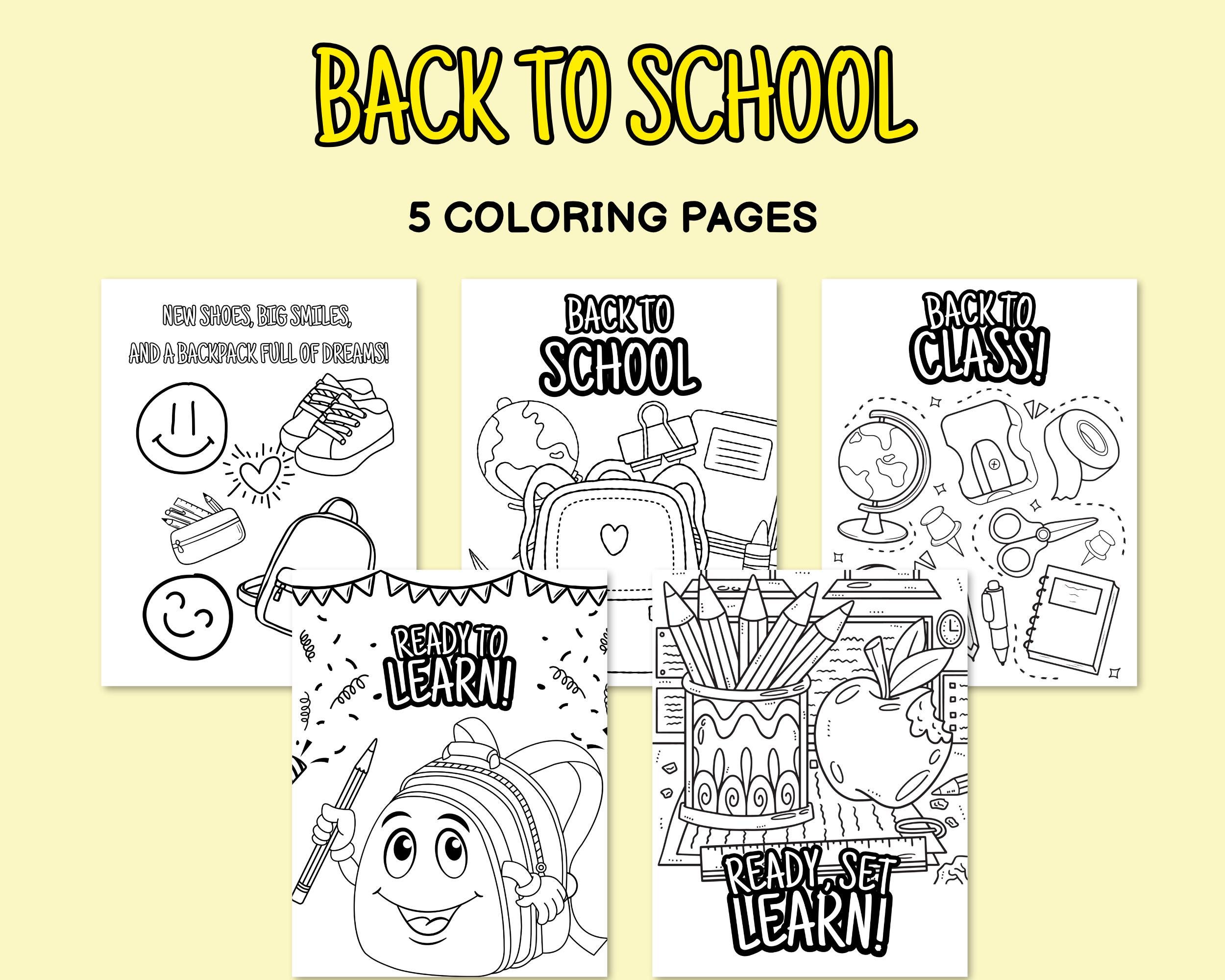 Back to School Activities Classroom Games for Kids Printable ...
