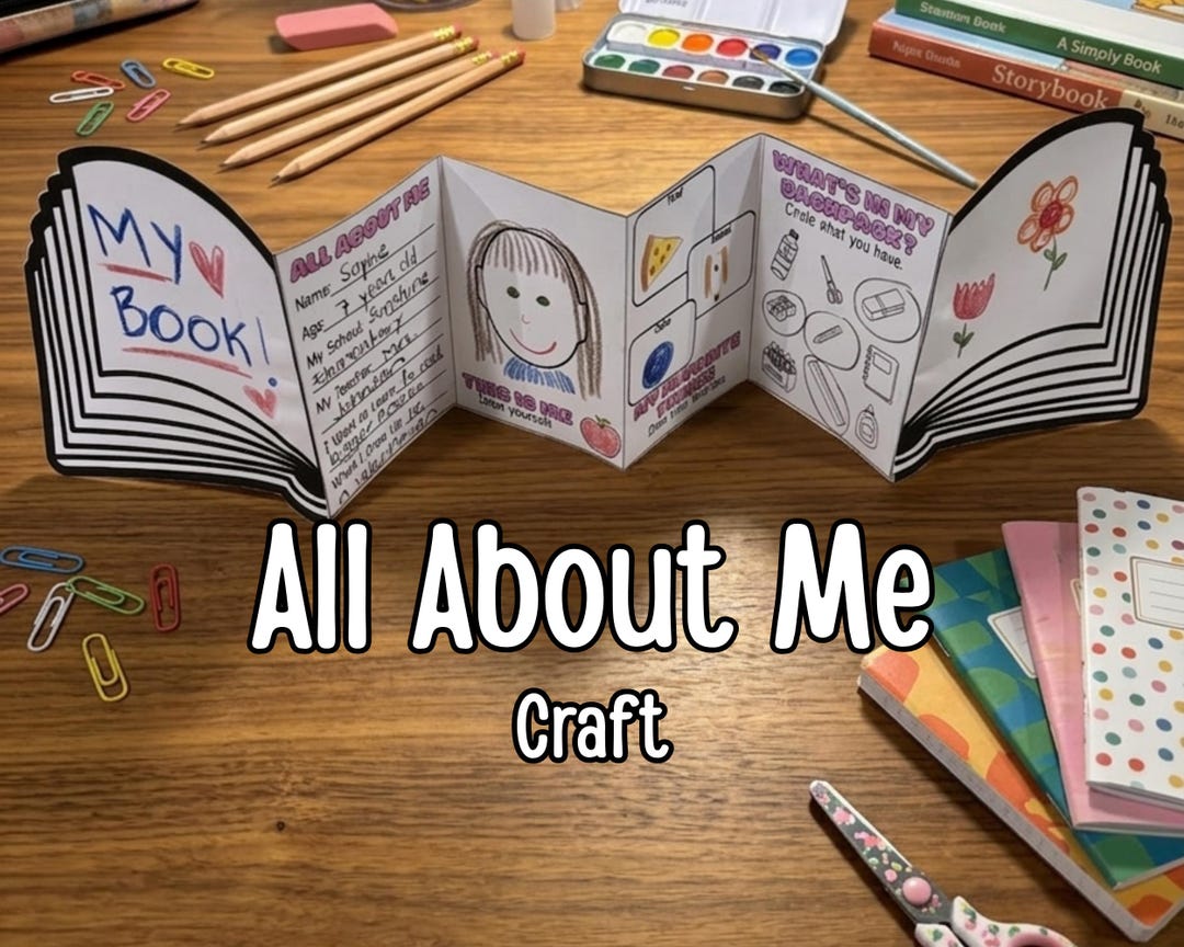 All About Me Printable Craft, Classroom Icebreaker, Get to Know Me ...
