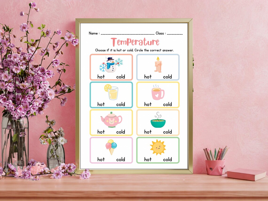 Weather and Seasons Morning Menu Bundle Printable Learning Activities ...