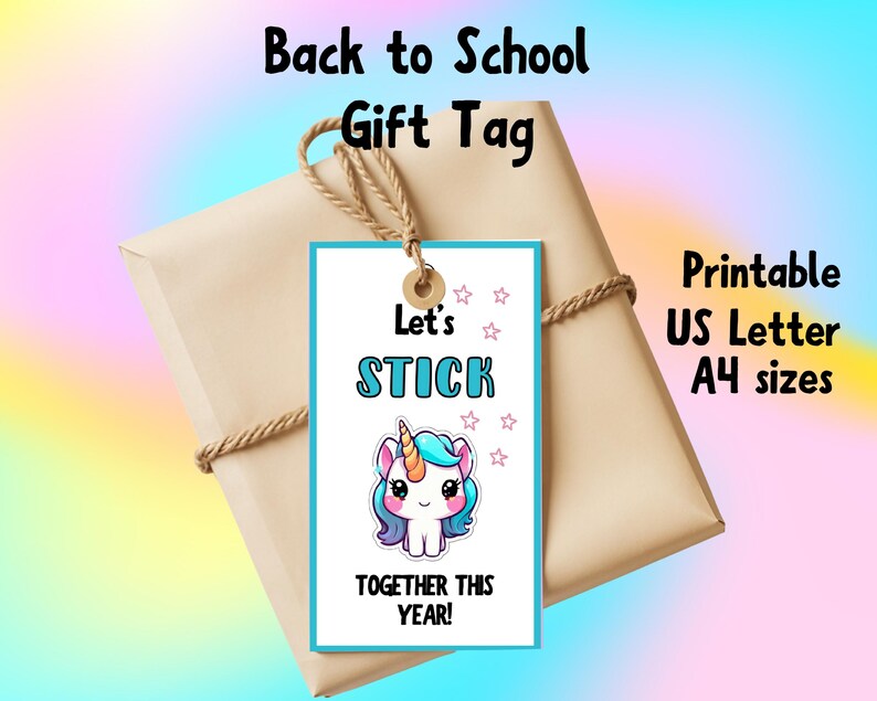 Back to School Gift Tag Printable Meet the Teacher Classroom Pun Gift ...