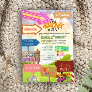 Dress Like Wrong Event Party - Etsy