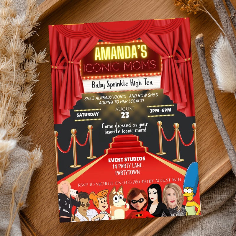 Iconic Mom Theme Party - Etsy
