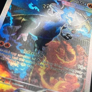 Mega Charizard X Ex • HOLO RAINBOW Custom Handmade Proxy/orica ...