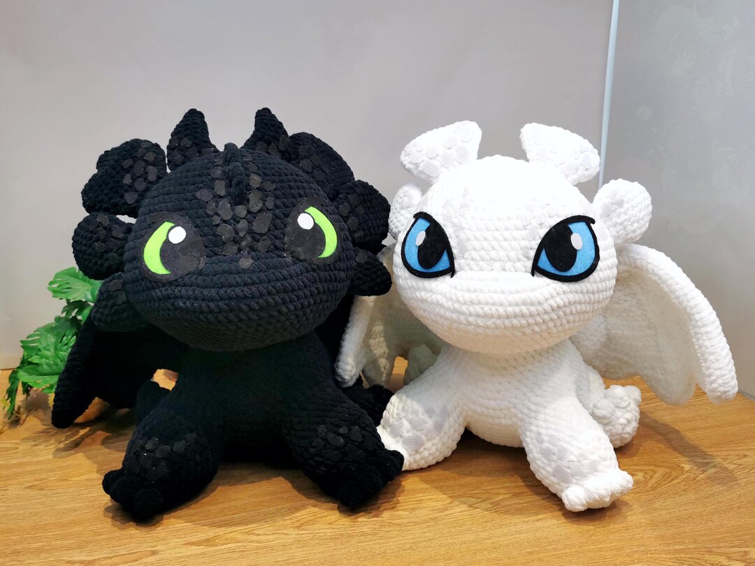 Chibi Fury Dragons - A Pattern to Crochet Your Own Light Fury and ...