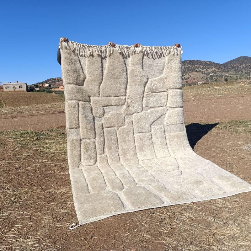 Moroccan Hand Carpet - Etsy UK