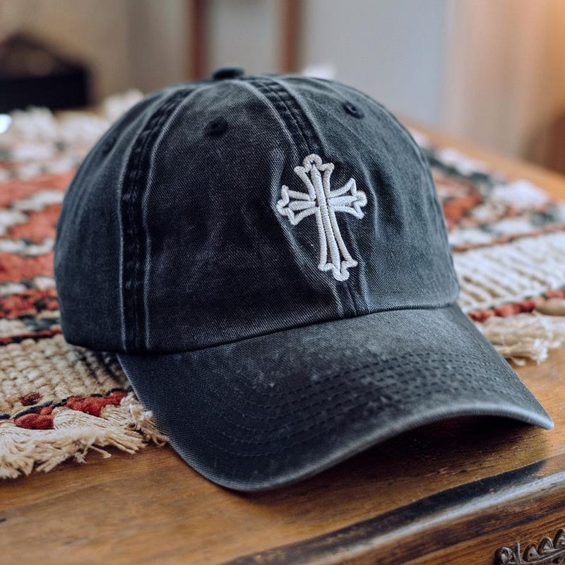 3 Nail Cross Hat - Etsy