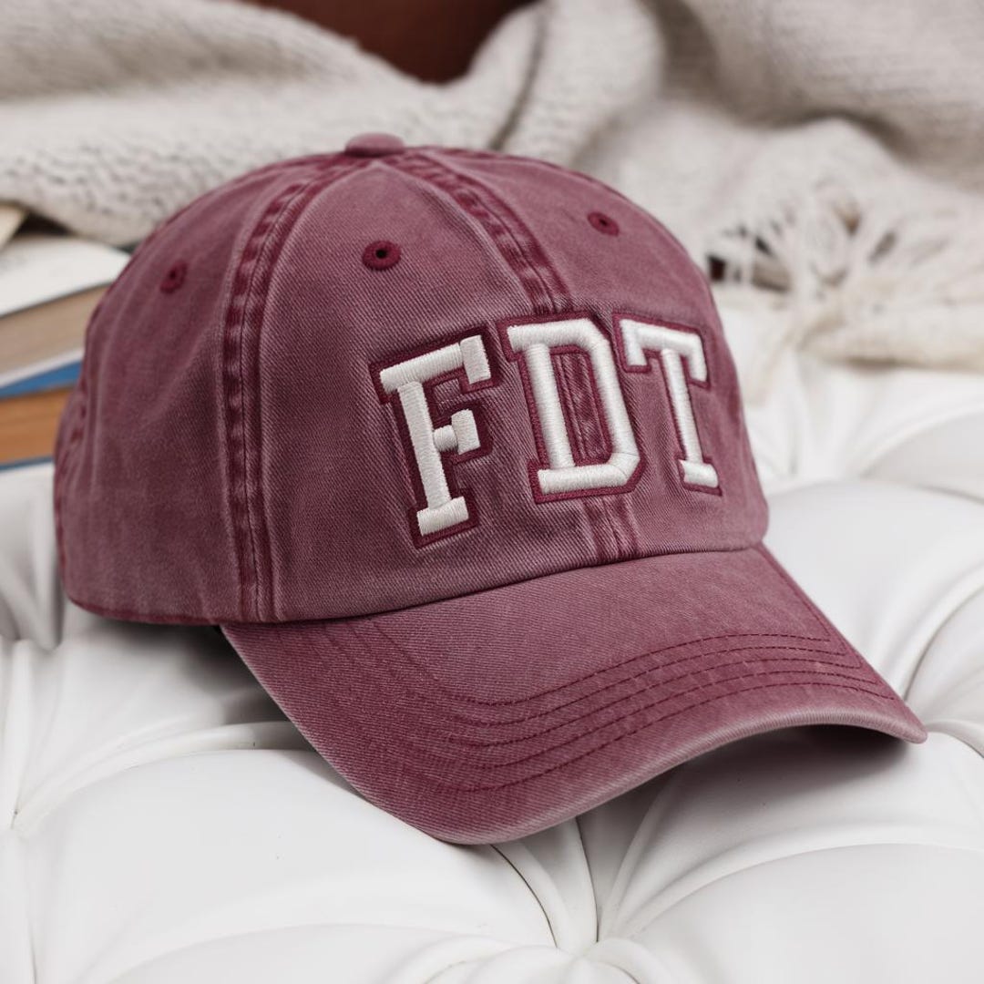 Embroidered FDT Vintage Hat, Foxtrot Delta Tango Hat, FDT Military ...