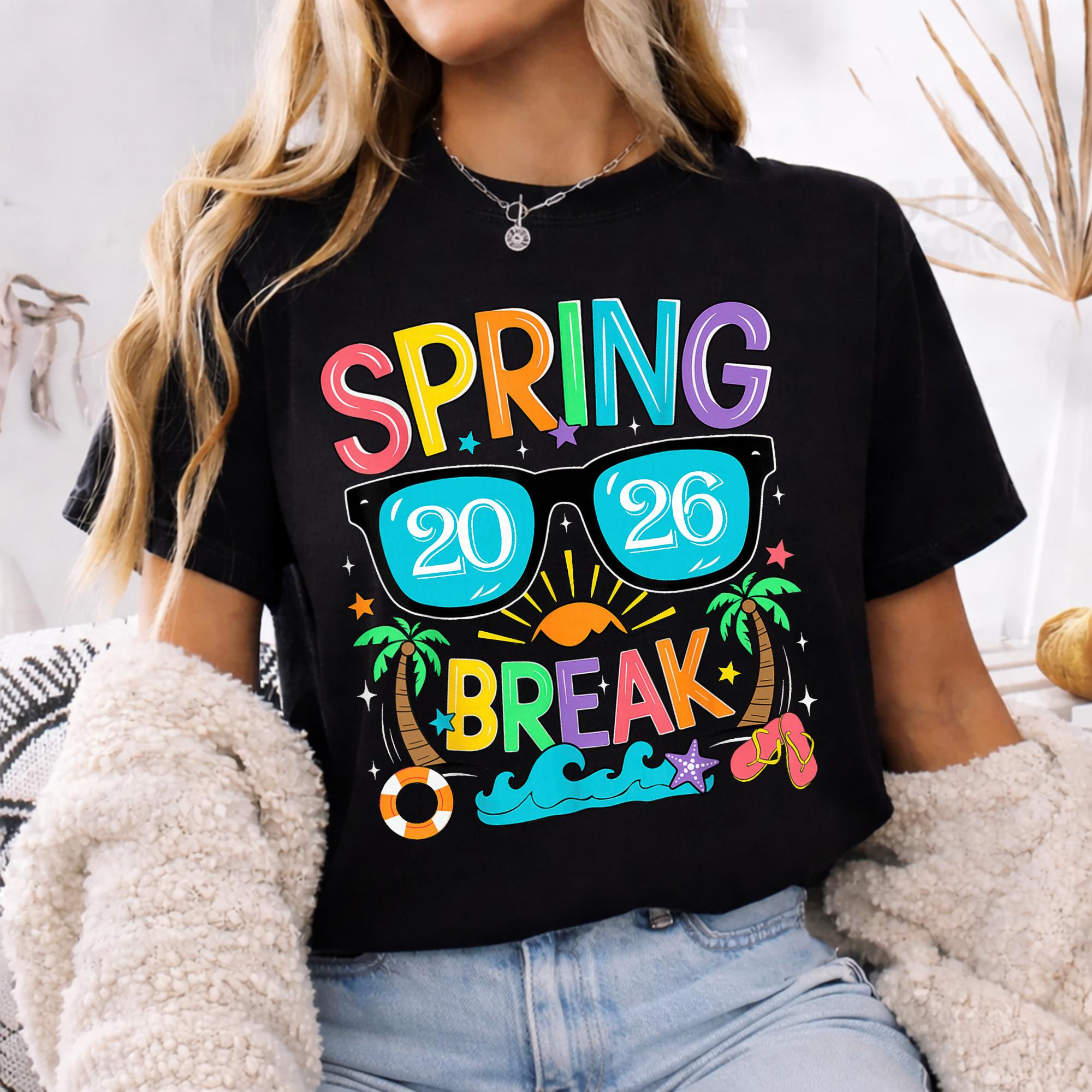 Spring Break 2026 PNG Bundle, Spring Break Squad Trip Shirt Designs ...