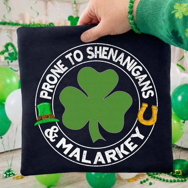 St Patrick Shenanigans Bundle PNG, Let the Shenanigans Begin PNG, Prone ...
