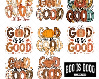 God is so Good Png, Fall Christian Png, Autumn Pumpkin Png, Christian ...