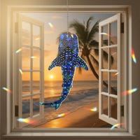 Shark Acrylic Window Hanging: Ocean Home Decor - Etsy