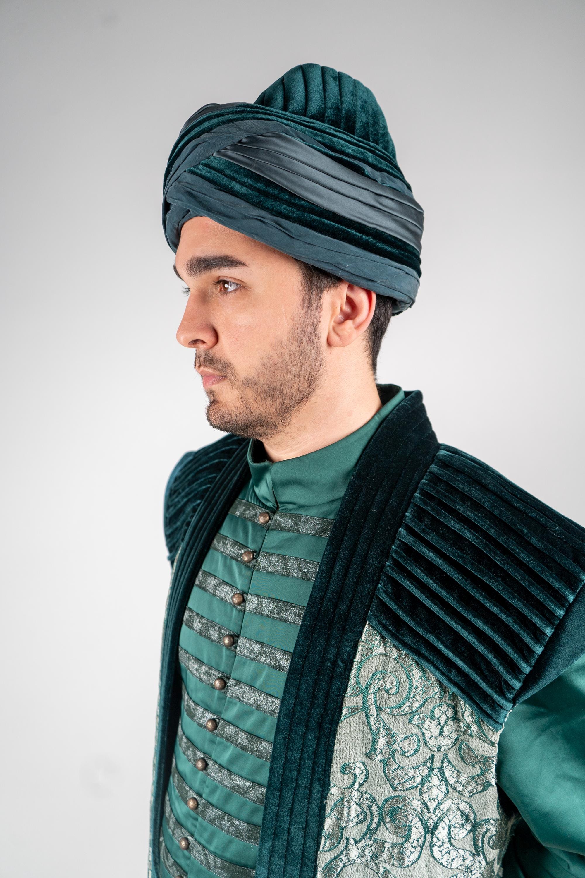 Ottoman Sultan Costume – Traditional Men's Kaftan Set | Historical ...