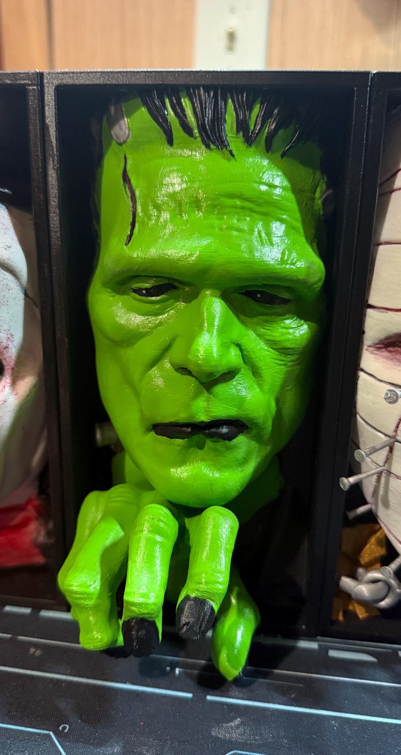 Horror Movie Book Nooks! Art the Clown Terrifier, Frankenstein and ...
