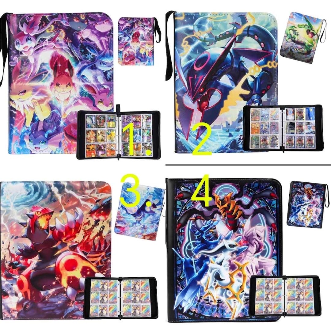 Pokemon 9x9 Card Storage Binder (50 Free Transparent 9-pocket Binder ...