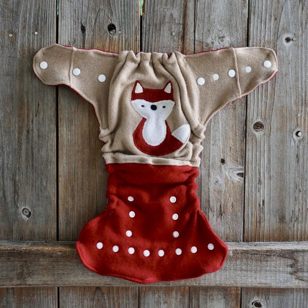 Fox Diaper - Etsy