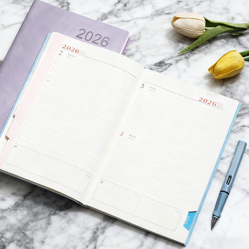 Personalized 2026 Planner Notebook, 365-day Journal, Custom Daily ...
