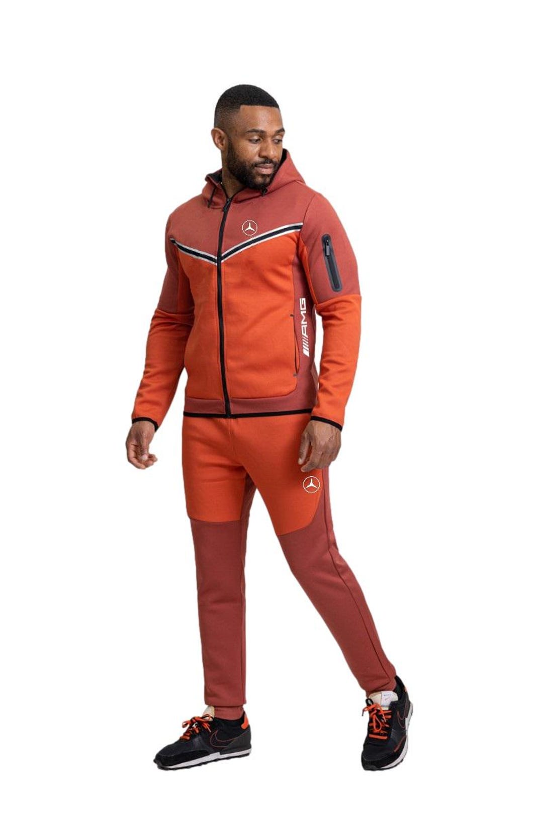 Orange Red AMG Mercedes Training Tracksuit 2023-24 Men E503-3 - Etsy