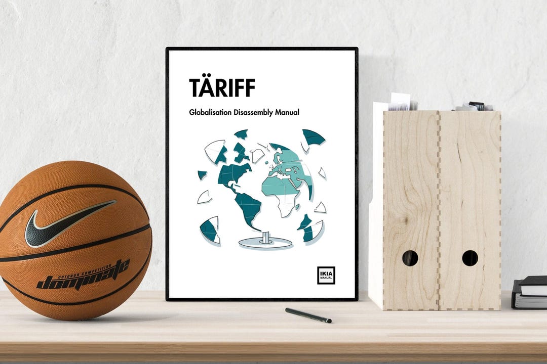 Tariff Wall Poster IKEA Manual Style, Home Decoration, Minimalist Art ...