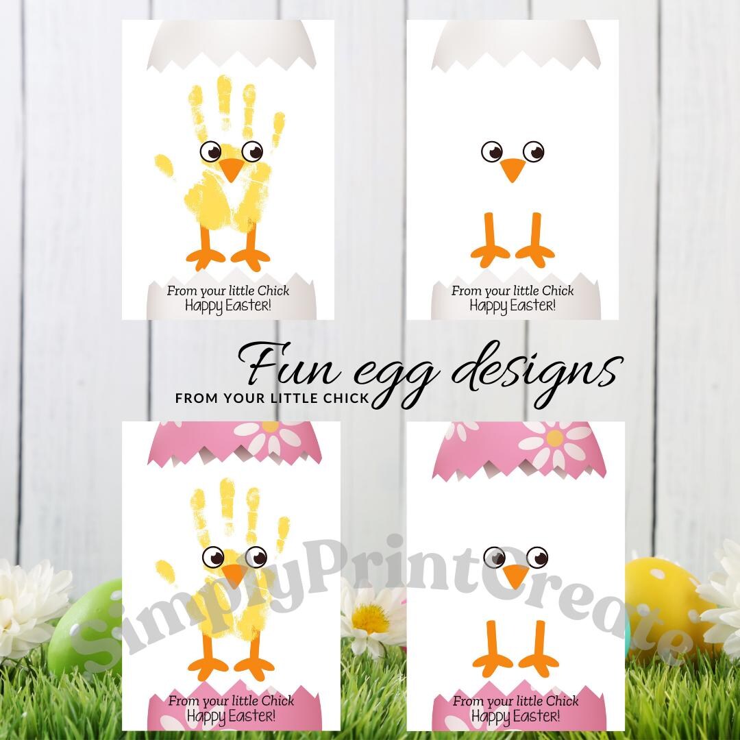 Easter Printable | Easter Craft Template | Handprint Keepsake | Teacher ...
