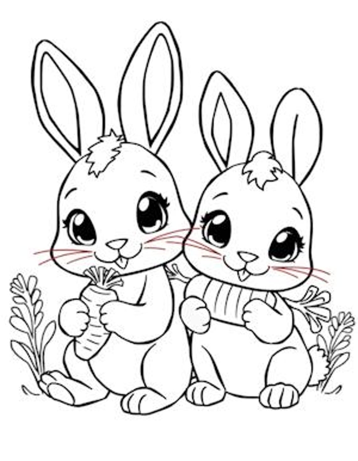 Cute Animal Coloring Pages for Kids – Instant Download (PNG) - Etsy