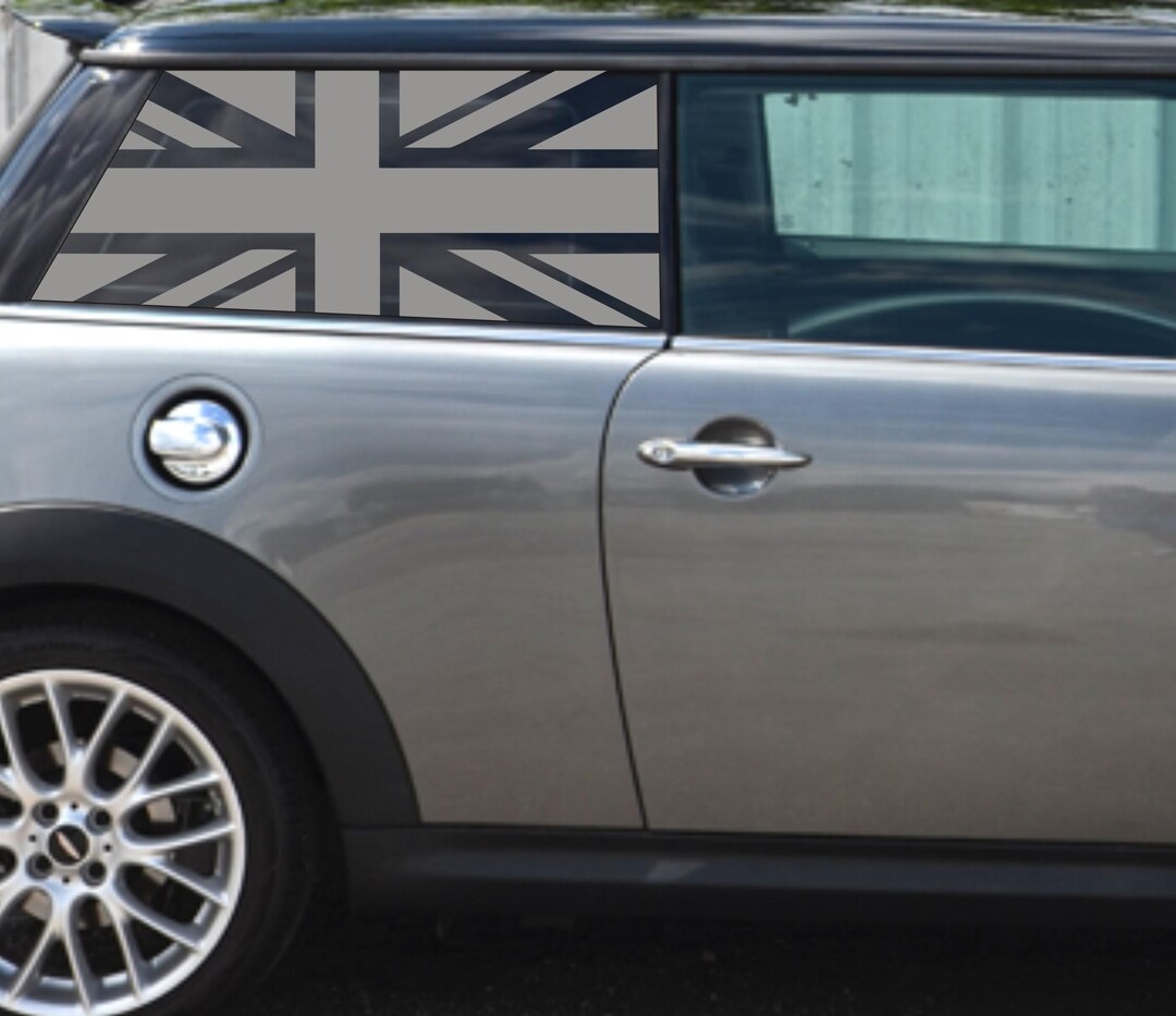 2x Union Jack Car Window Decals Compatible With Mini Cooper S Graphics ...