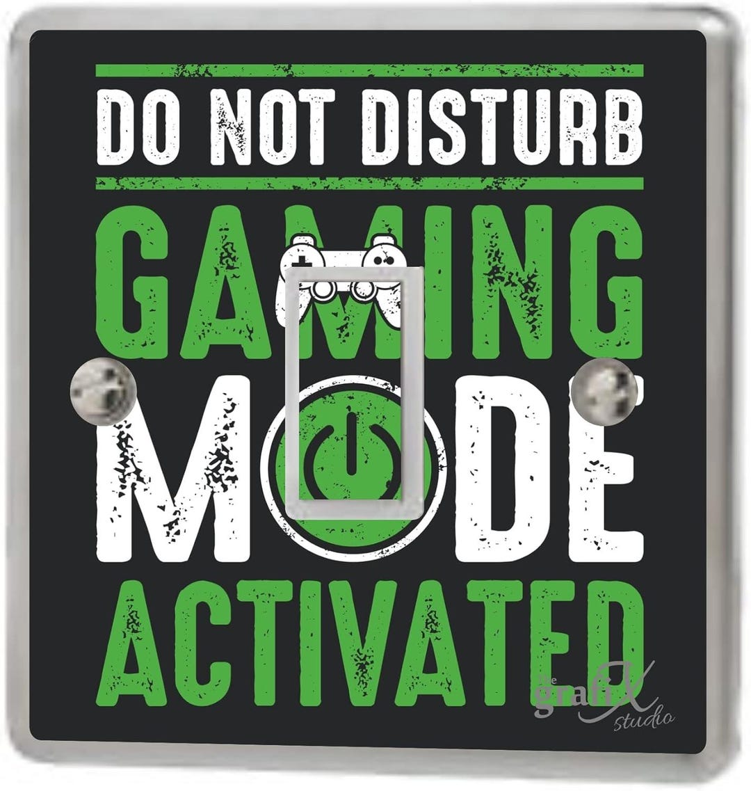Do Not Disturb Gaming Light Switch Sticker Vinyl/graphics/decal/skin ...