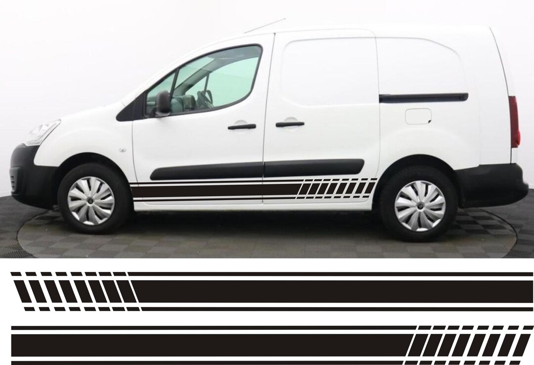 2x Side Stripes Car/van Decal Back Door Compatible With Citroen ...