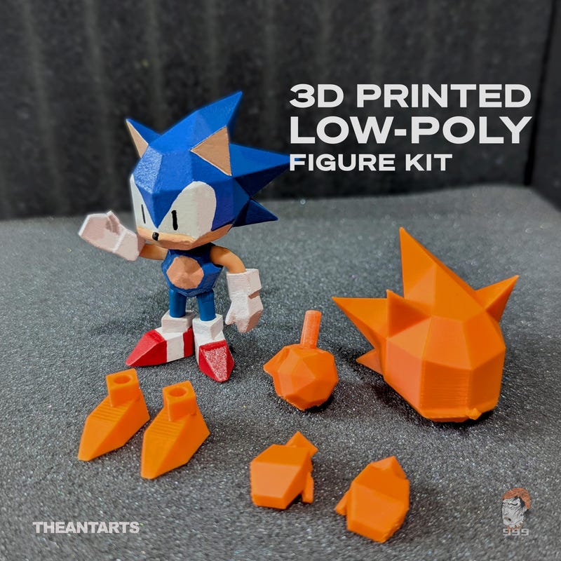 Custom Sonic Action Figure - Etsy