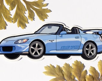 Honda S2000 Sticker AP2 3" Yellow Red White Black JDM 1 Sticker - Etsy