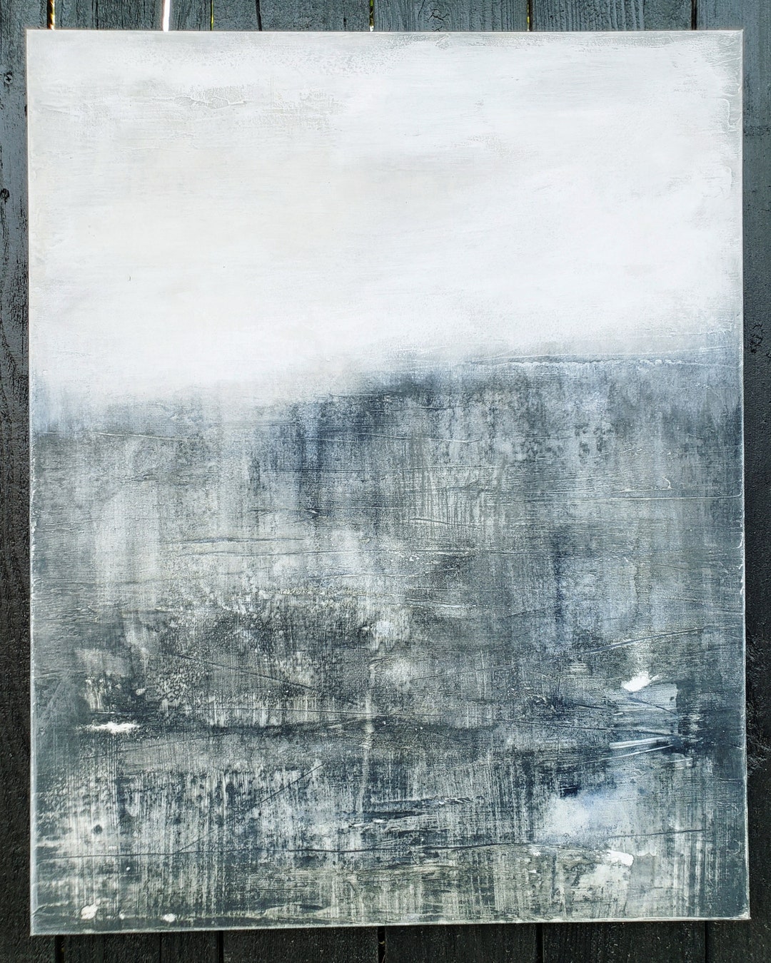 Original Abstract Texture Painting by Amy Neal 24 X 30 Inch ...