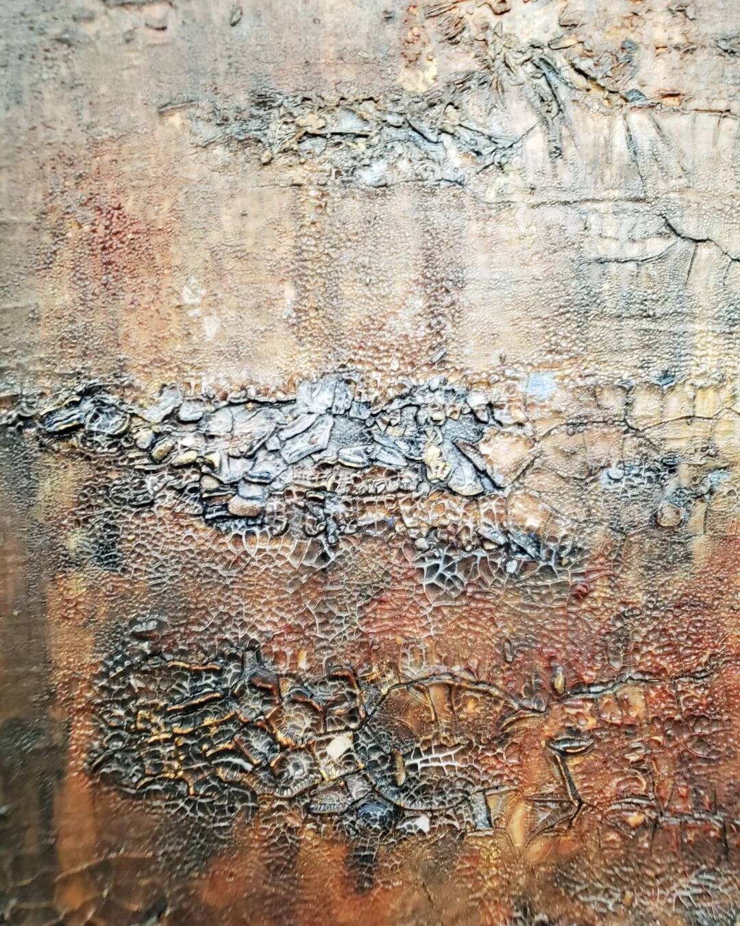 Original Abstract Texture Painting by Amy Neal 16 X 20 Inch ...