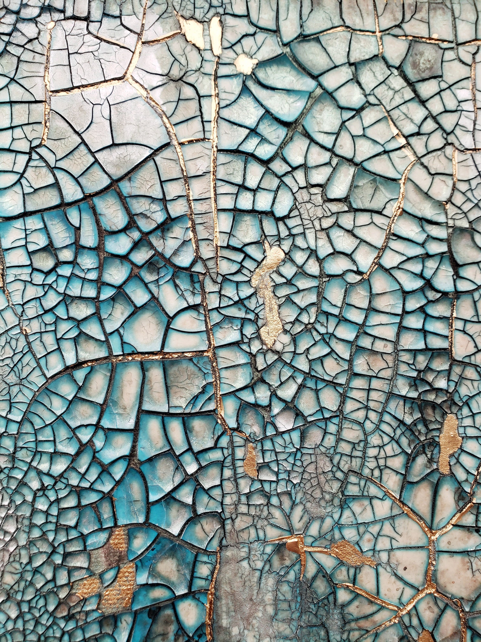 12 X 16 Inch Abstract Texture Painting by Amy Neal, Acrylic Ink ...