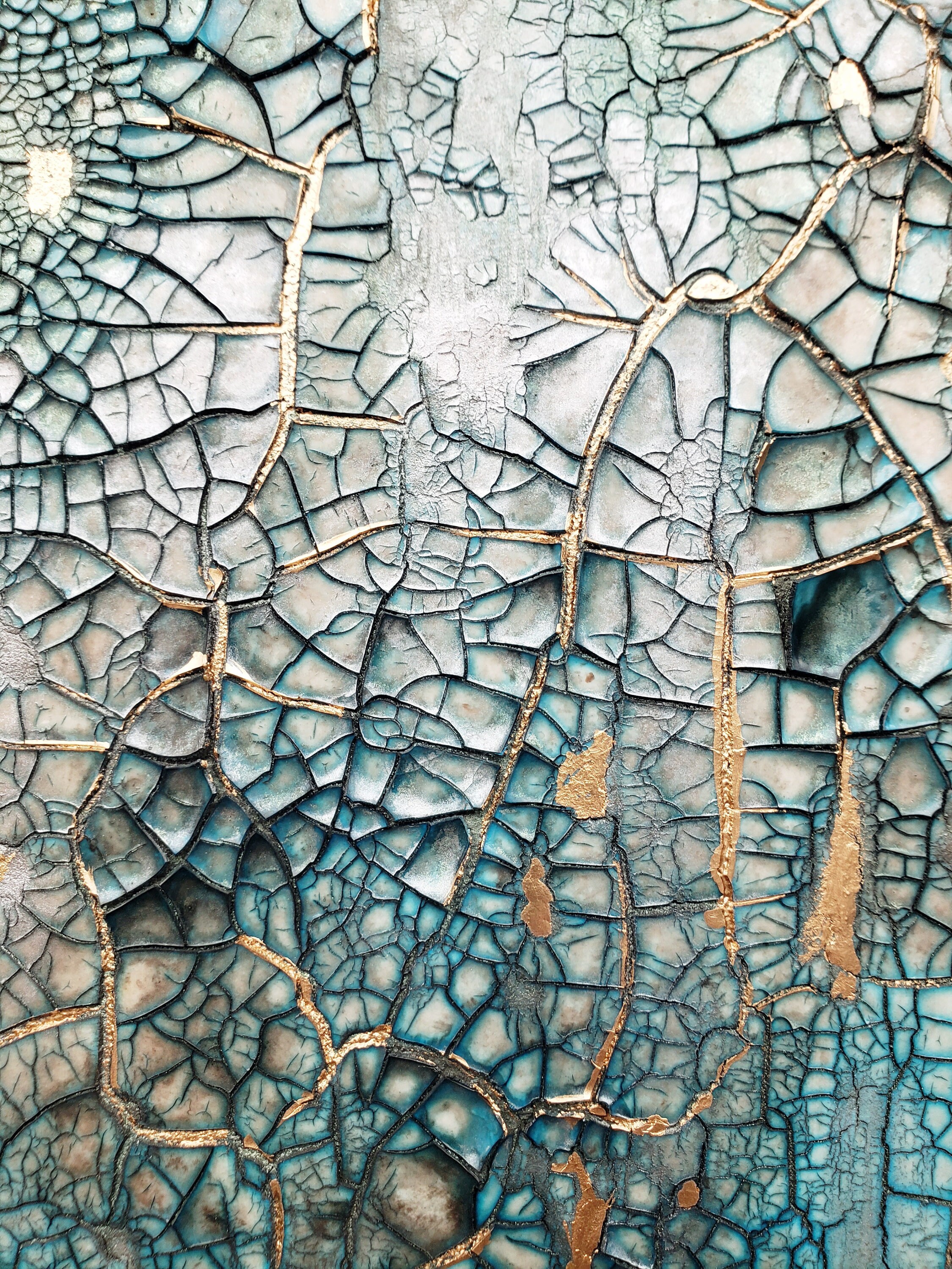 12 X 16 Inch Abstract Texture Painting by Amy Neal, Acrylic Ink ...