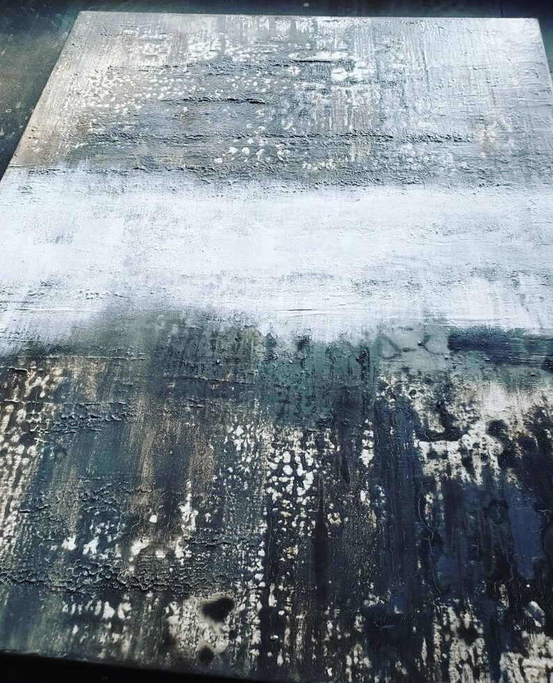 Original Abstract Texture Painting by Amy Neal 24 X 30 Inch ...