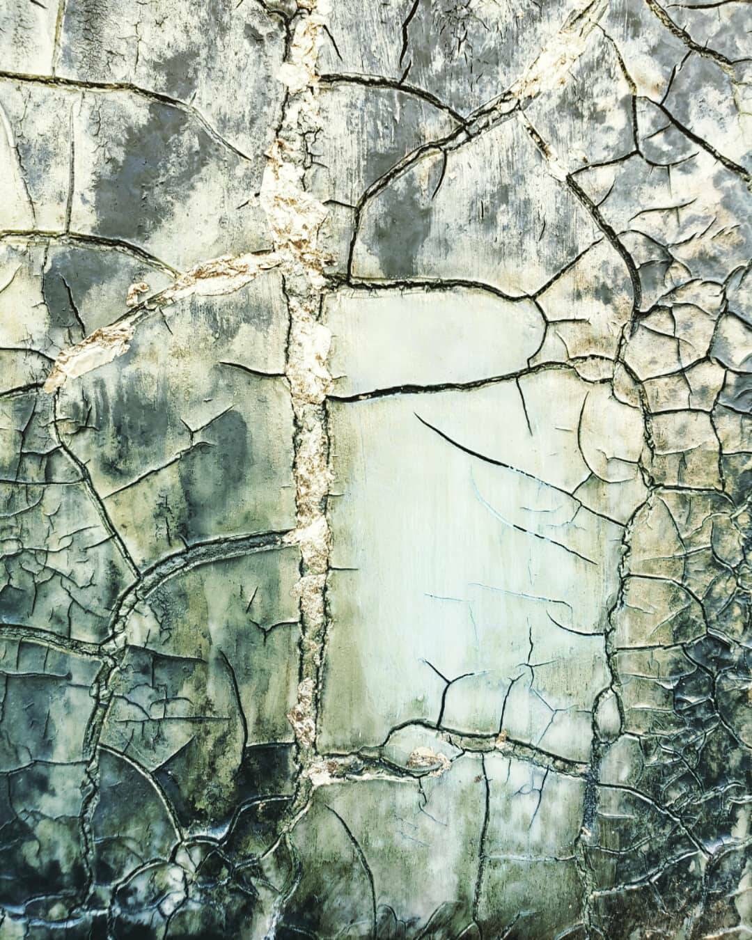 Original Abstract Texture Painting by Amy Neal 12 X 12 Inch Square Art ...