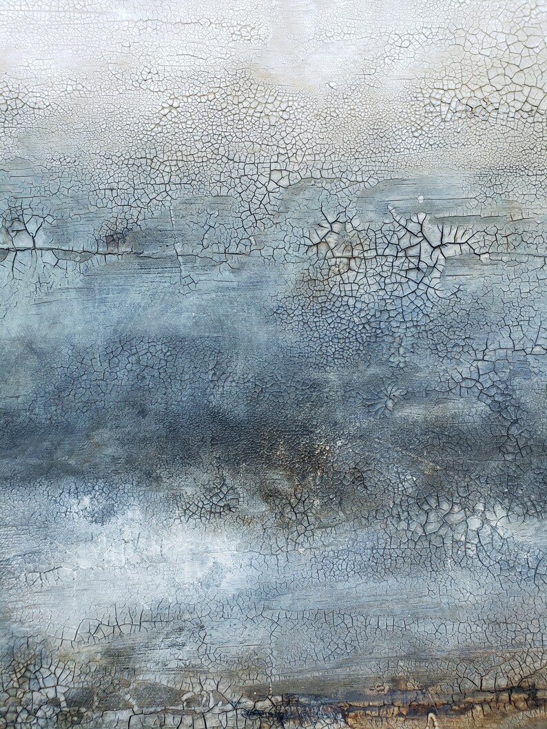 Original Abstract Texture Art by Amy Neal 18 X 24 Inch Mixed - Etsy