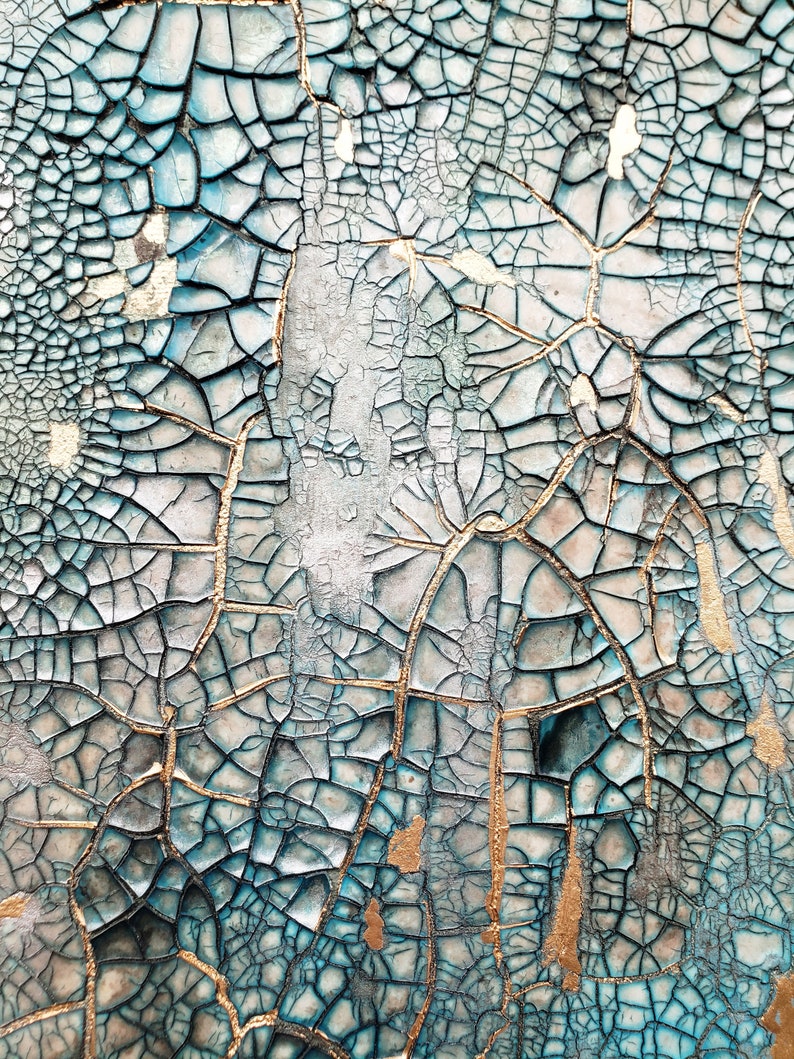 12 X 16 Inch Abstract Texture Painting by Amy Neal, Acrylic Ink Watercolor Canvas Wall Art ...