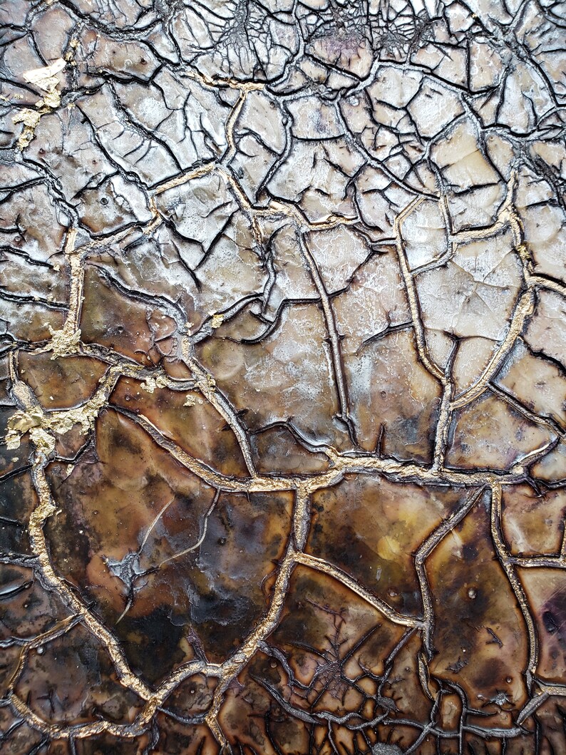 9 X 12 Inch Abstract Texture Painting by Amy Neal Acrylic - Etsy