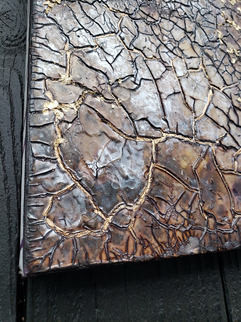 9 X 12 Inch Abstract Texture Painting by Amy Neal Acrylic - Etsy