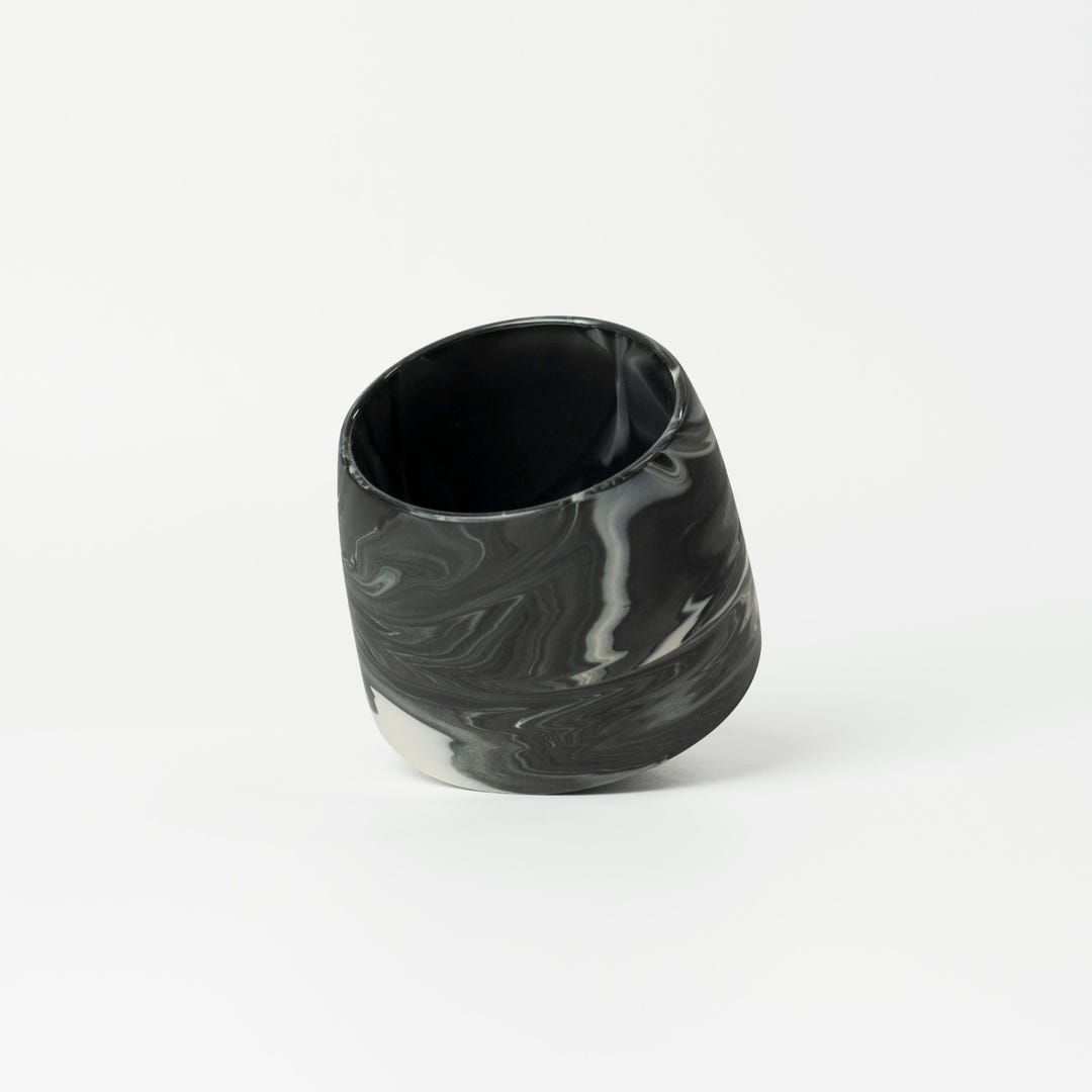 Handmade Porcelain Cup – Double Wall Ceramic Mug – 180ml Gift for Him ...