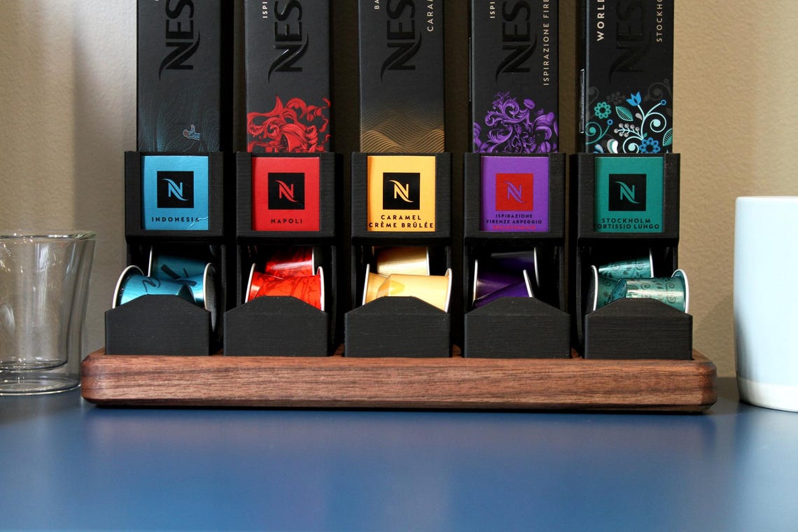 Nespresso Original Pod Dispenser With Label Slot | Sleek Coffee Pod ...