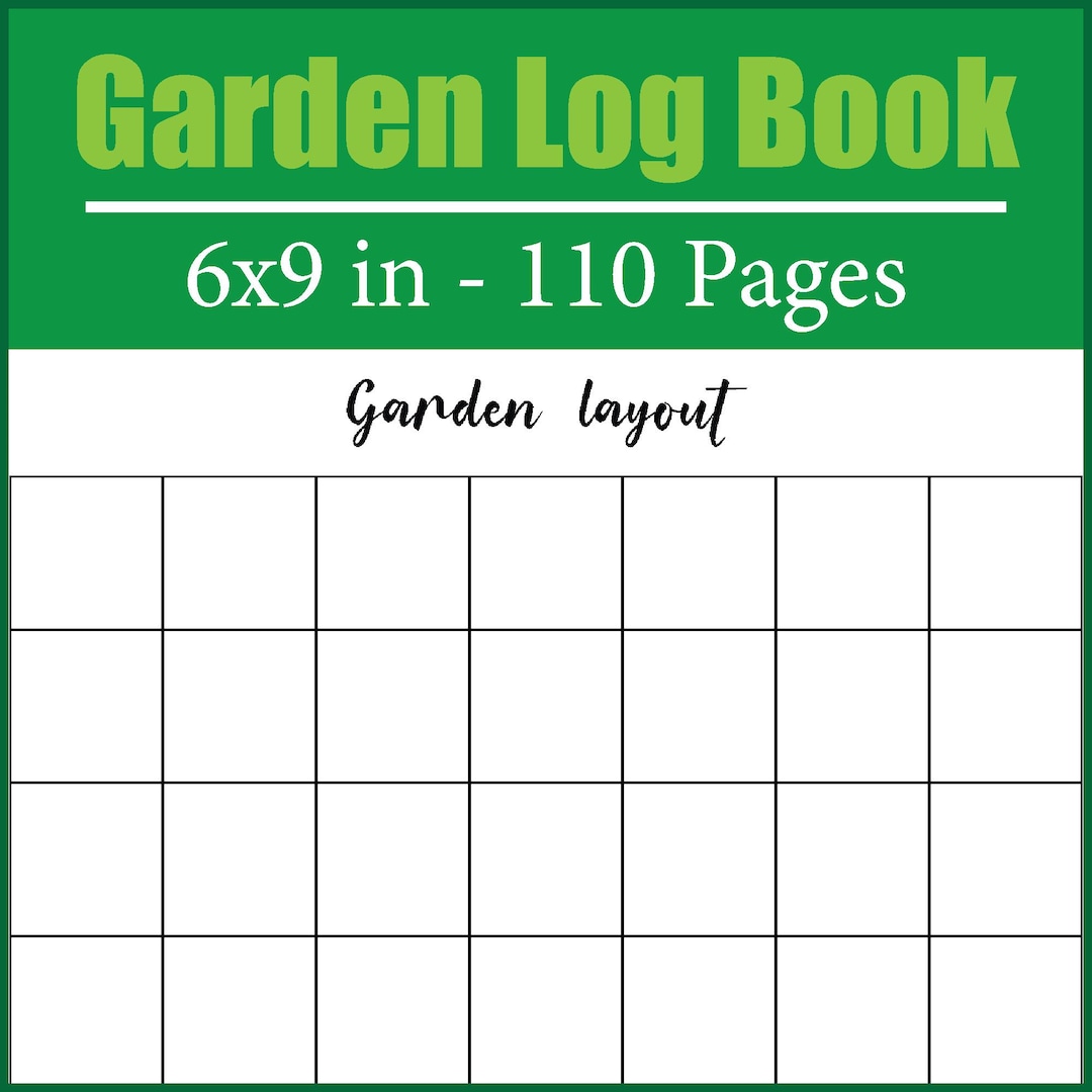 Garden Log Book, Record Sheet Organizer for Vegetable Growing, Flowers ...