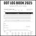 Truckers Dot Log Book 2025 | Truck Driver's Daily Log Book for OTR ...