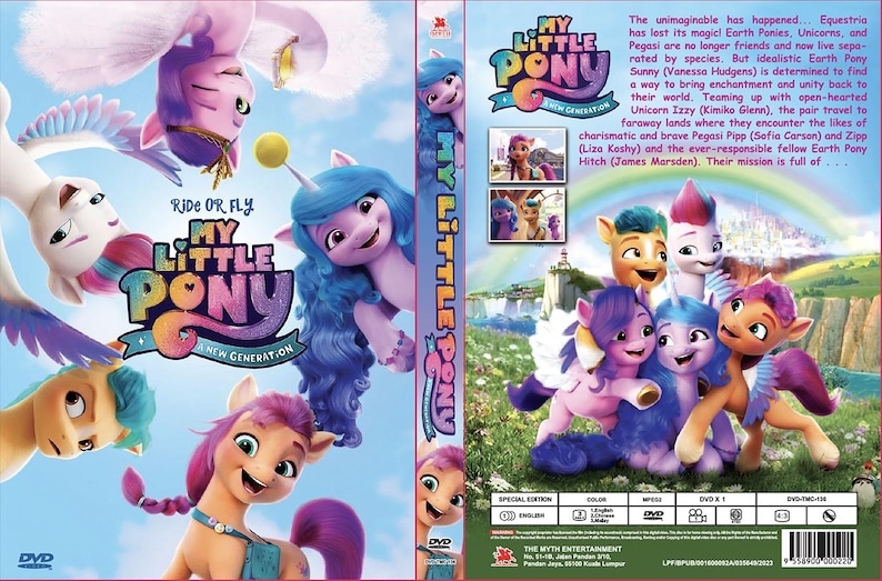 DVD Children Cartoon My Little Pony - A New Generation English Subtitle ...