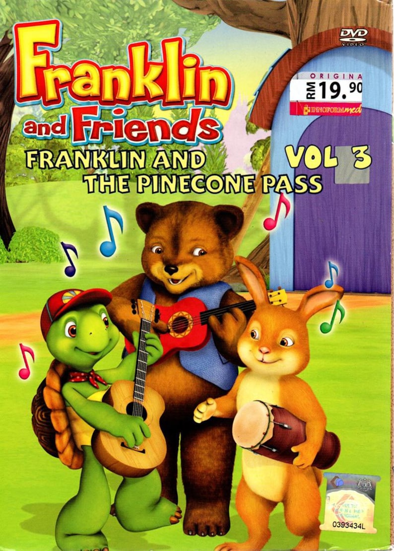 DVD Children Cartoon Franklin and Friends - Franklin and the Pinecone ...