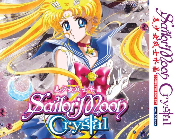 Anime DVD Sailor Moon Crystal Complete Season 1-3 Volume 1-39 End ...