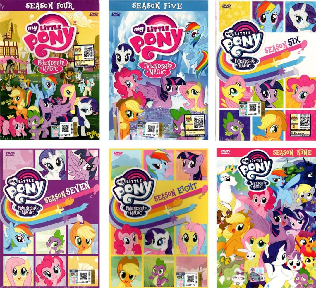 DVD Children Cartoon My Little Pony Friendship in Magic Season 4 / 5 ...