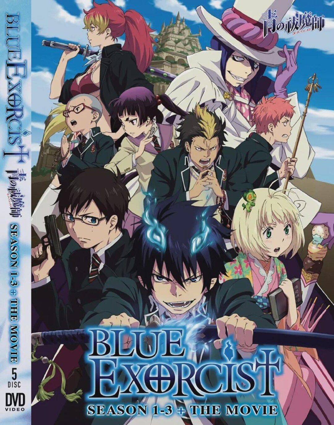 DVD Anime Blue Exorcist Season 1-3 Vol.1-49 End + Movie *english ...